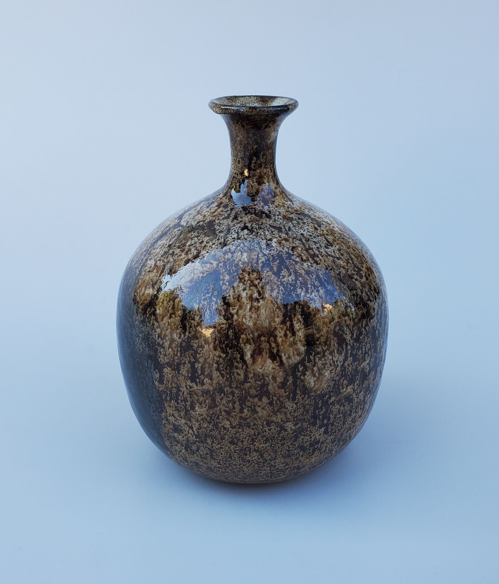 Ben Bieri Northwest Studio Pottery Bottle Form Weed Pot Vase - Etsy