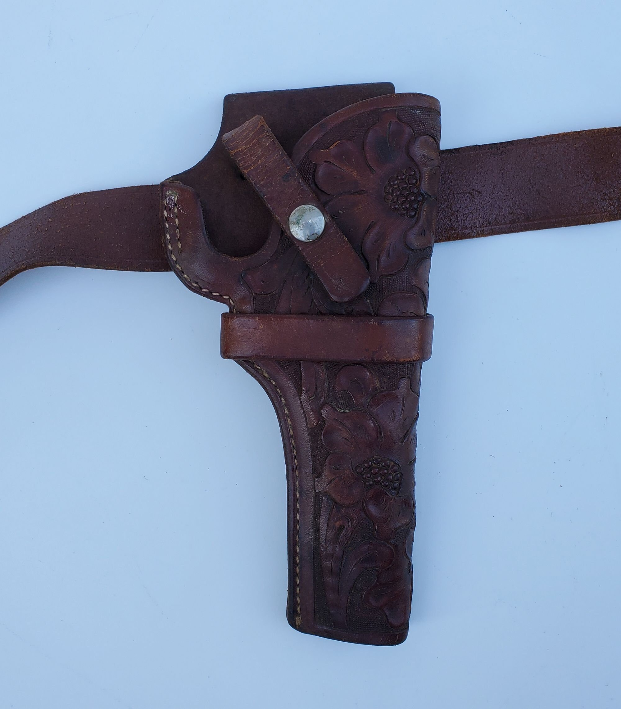 George Lawrence Vintage Tooled Leather Gun Holster With Old | Etsy