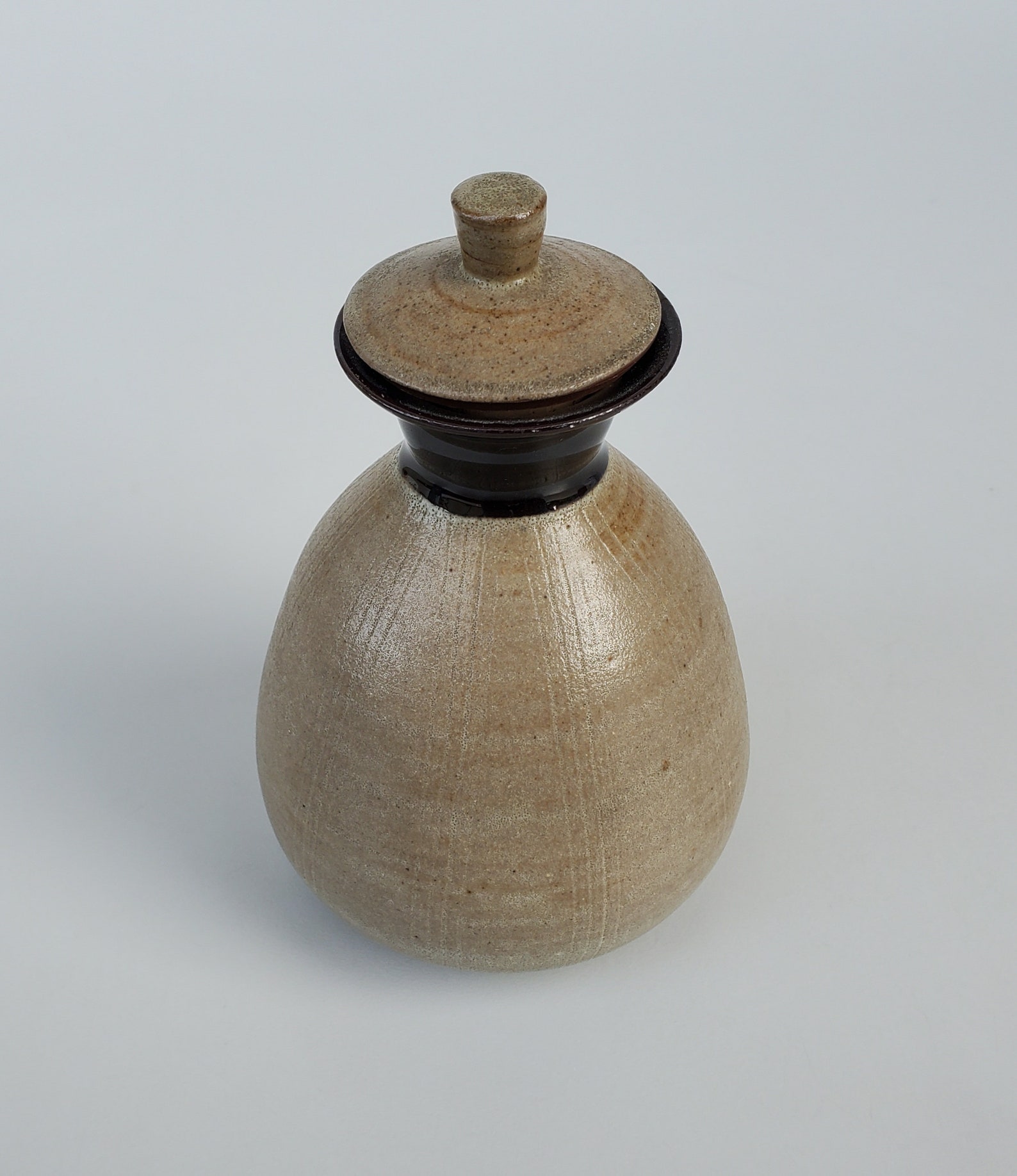 Louis Mideke Northwest Studio Pottery Cruet Bottle Vase With Stopper ...