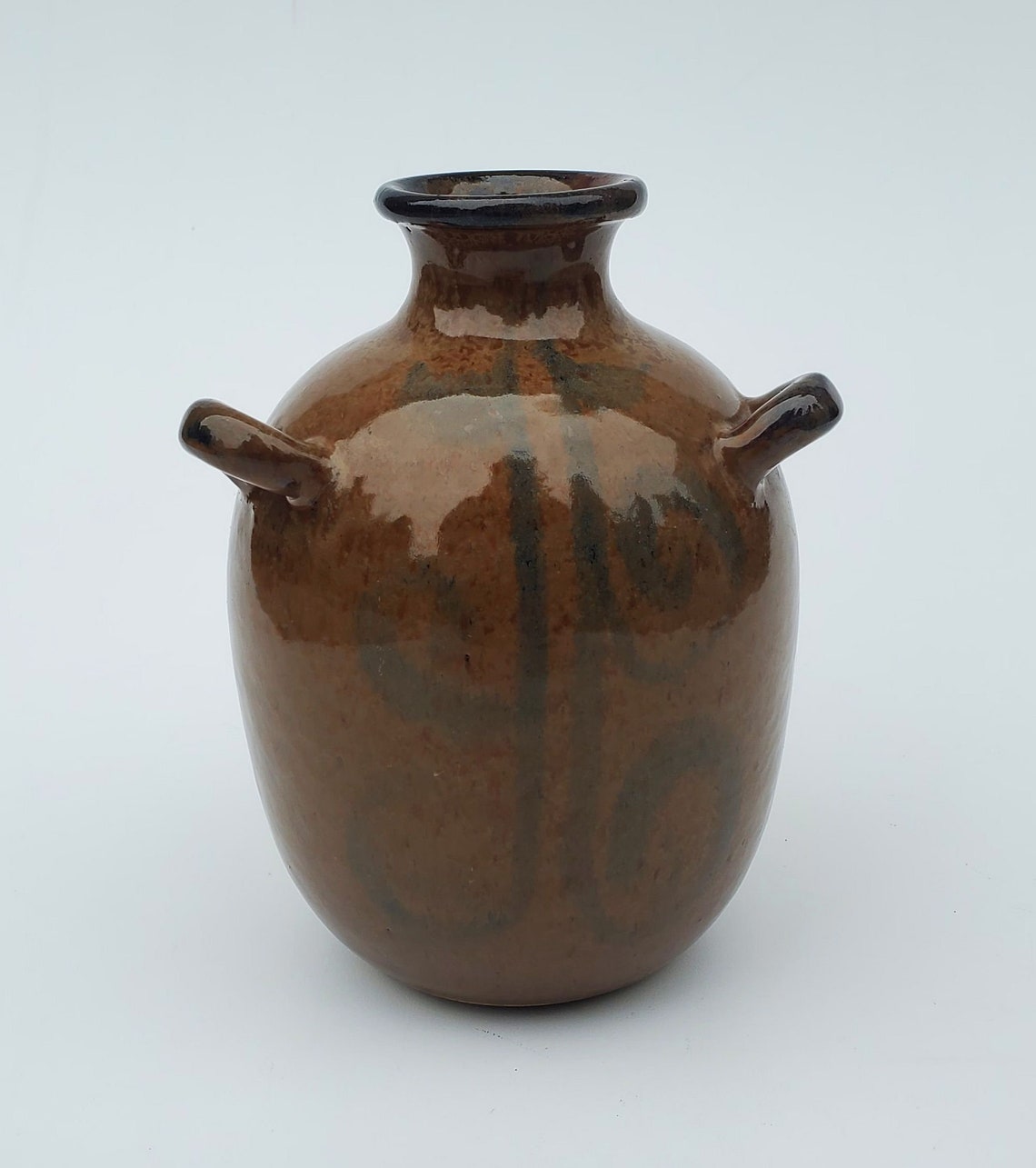 Ben Bieri Northwest Studio Pottery Bottle Form Vase Loop - Etsy