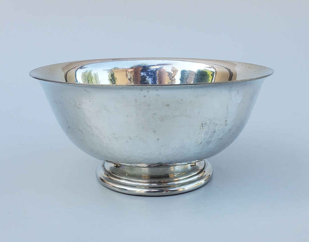 Porter Blanchard Colonial Pewter - Hand Made Glossy Footed Bowl ...