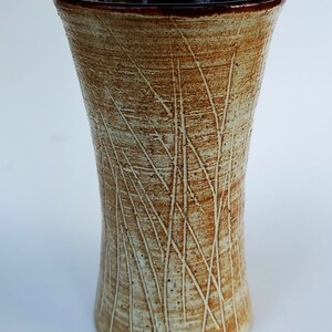 Louis Mideke Northwest Large Studio Pottery Vase - Unique Hand Carved ...