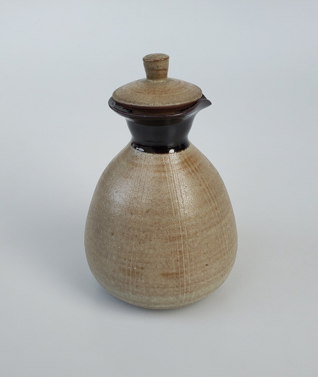 Louis Mideke Northwest Studio Pottery Cruet Bottle Vase With Stopper ...