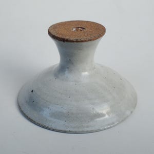 John Fassbinder Studio Pottery Decorated Compote Vase - Abstract Purple ...