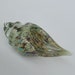Hand Blown Art Glass Conch Shell White and Blue Confetti - Etsy