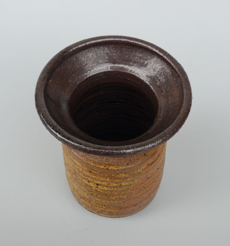 William Creitz Oregon Studio Pottery Stoneware Vase - Flaring Rim With ...