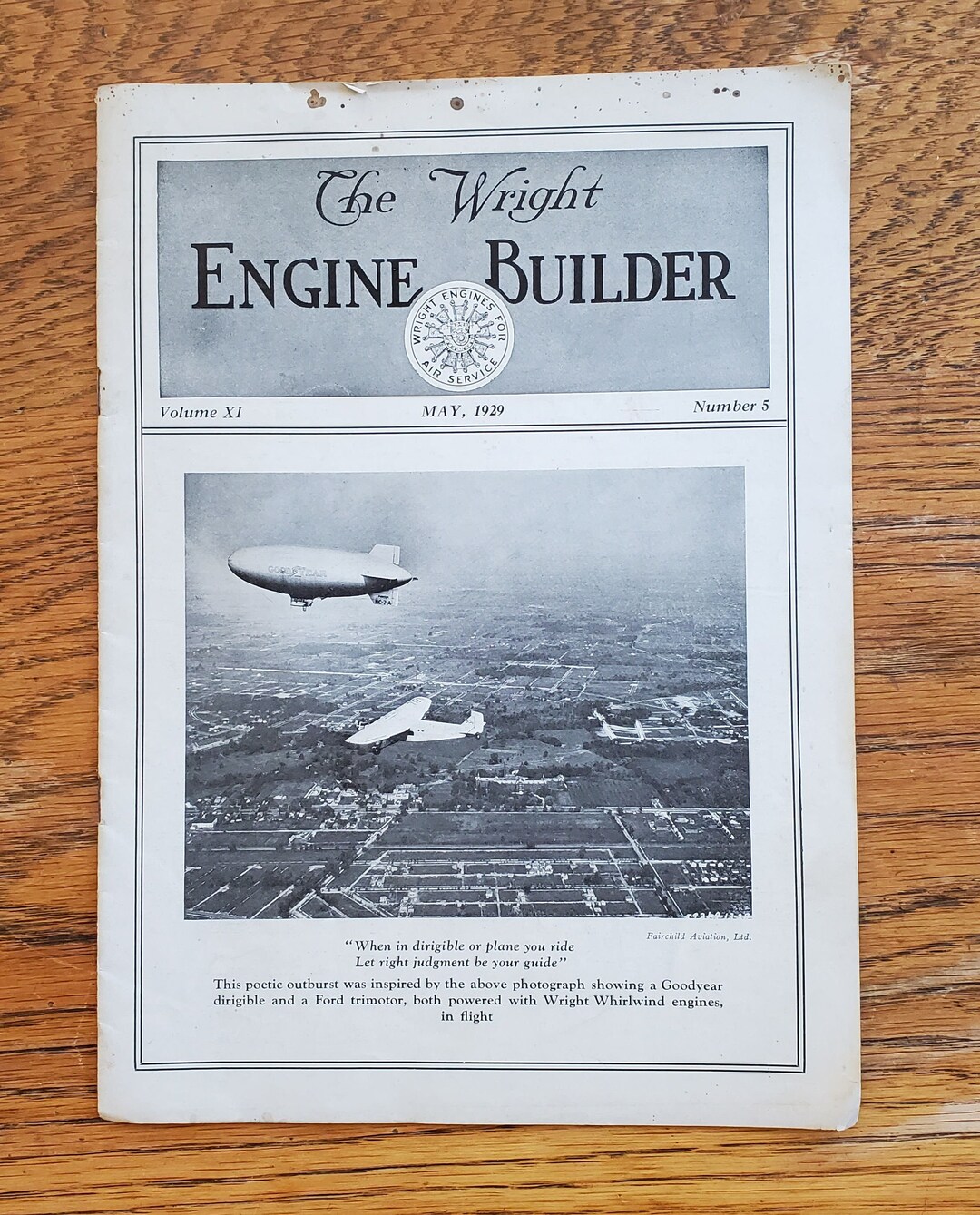 The Wright Engine Builder Magazine - May 1929 - Wright Brothers ...
