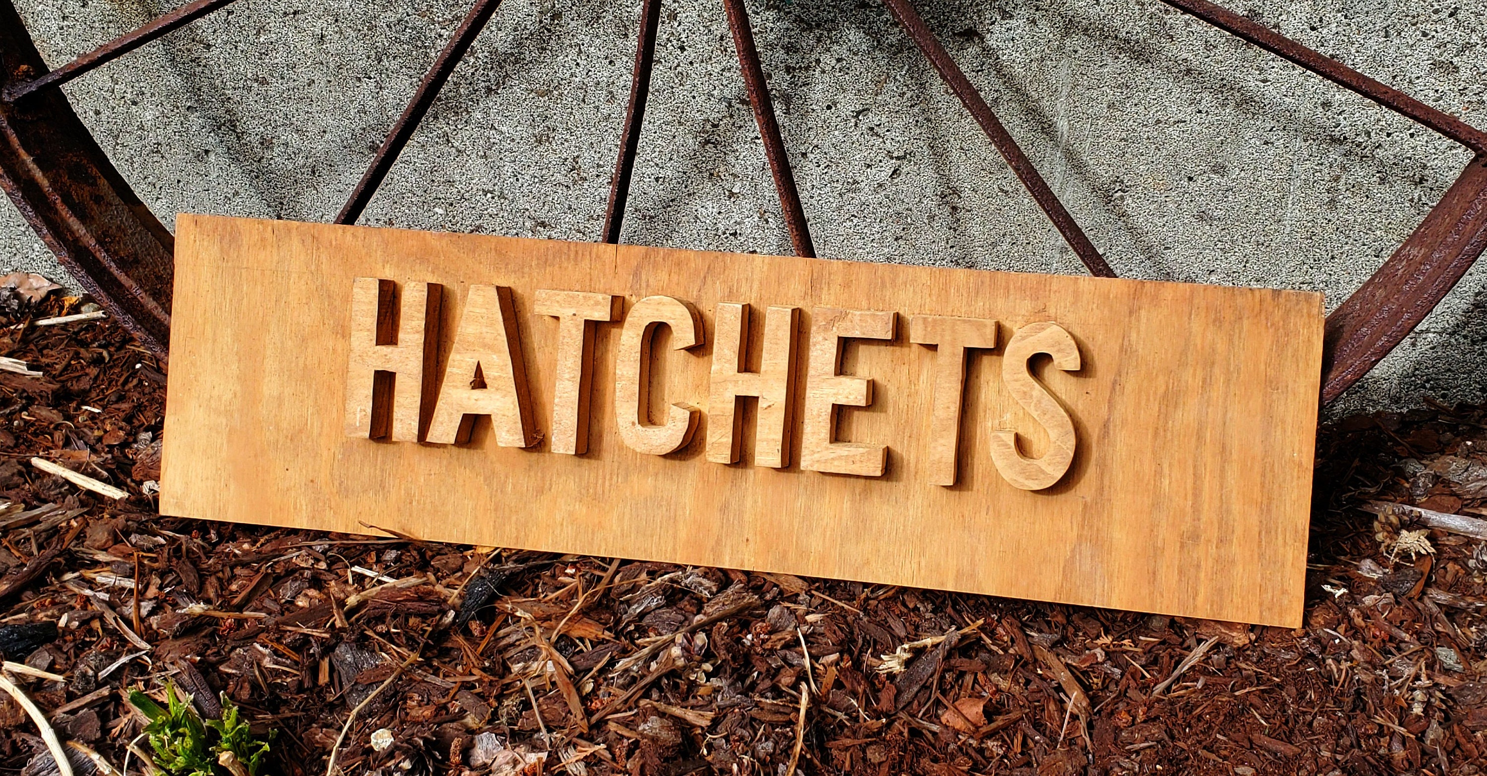 Vintage Hatchets Trade Show Collector Sign Hand Crafted | Etsy