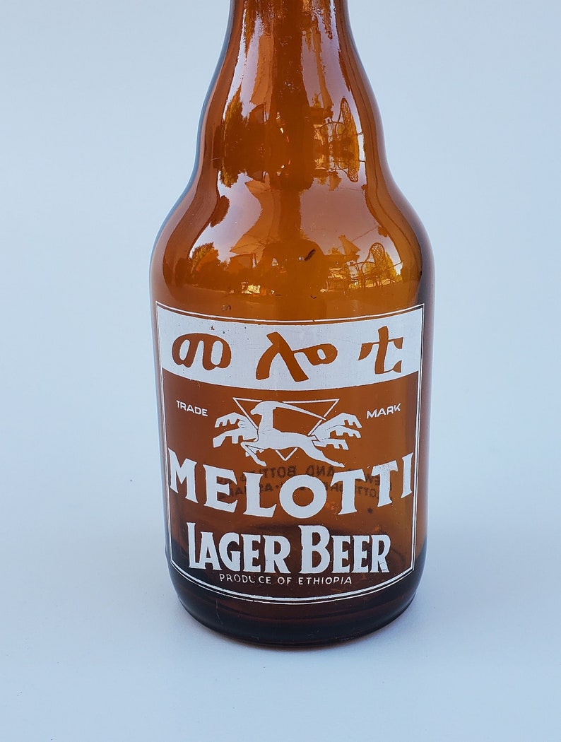 Vintage Melotti Lager Beer Bottle Ethiopia Beer Bottled by - Etsy