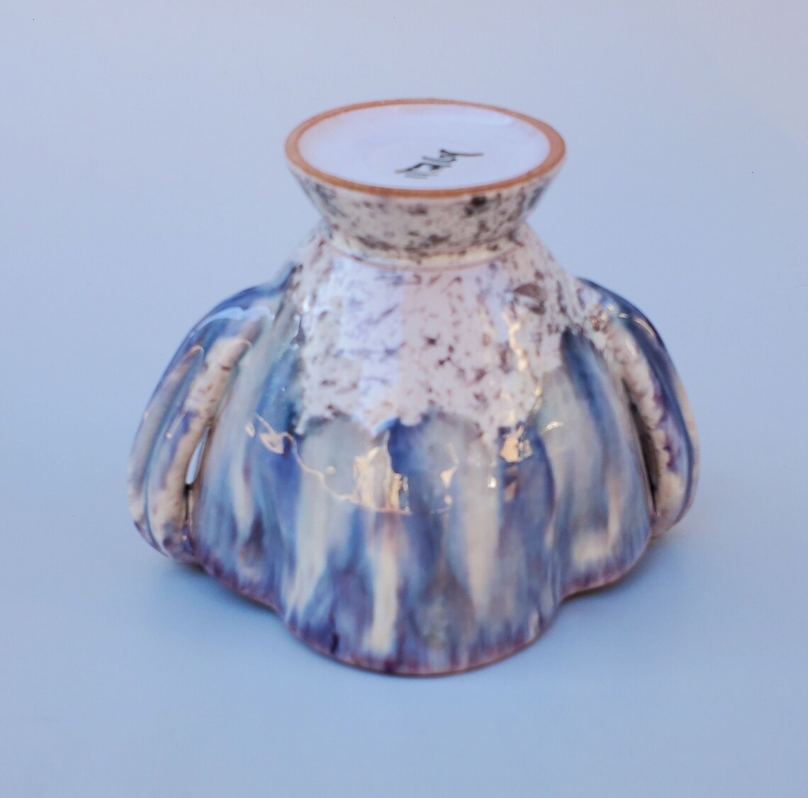 Mid Century Era Italian Drip Glaze Art Pottery Vase Made - Etsy