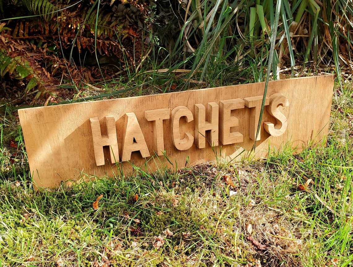 Vintage Hatchets Trade Show Collector Sign Hand Crafted | Etsy