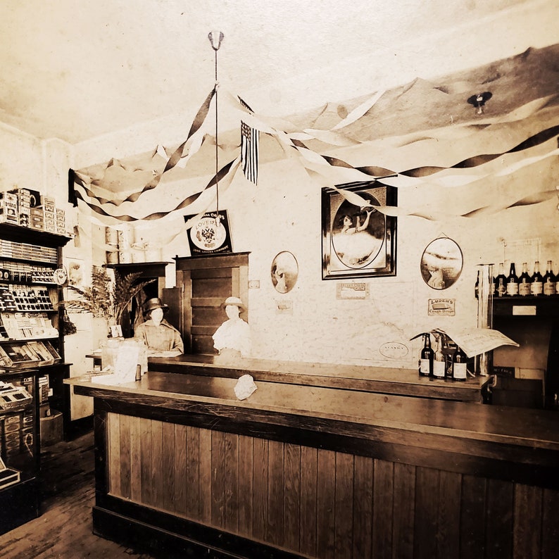 Antique Cigar Shop Interior Photograph - Early 1900's - Jose Lovera ...