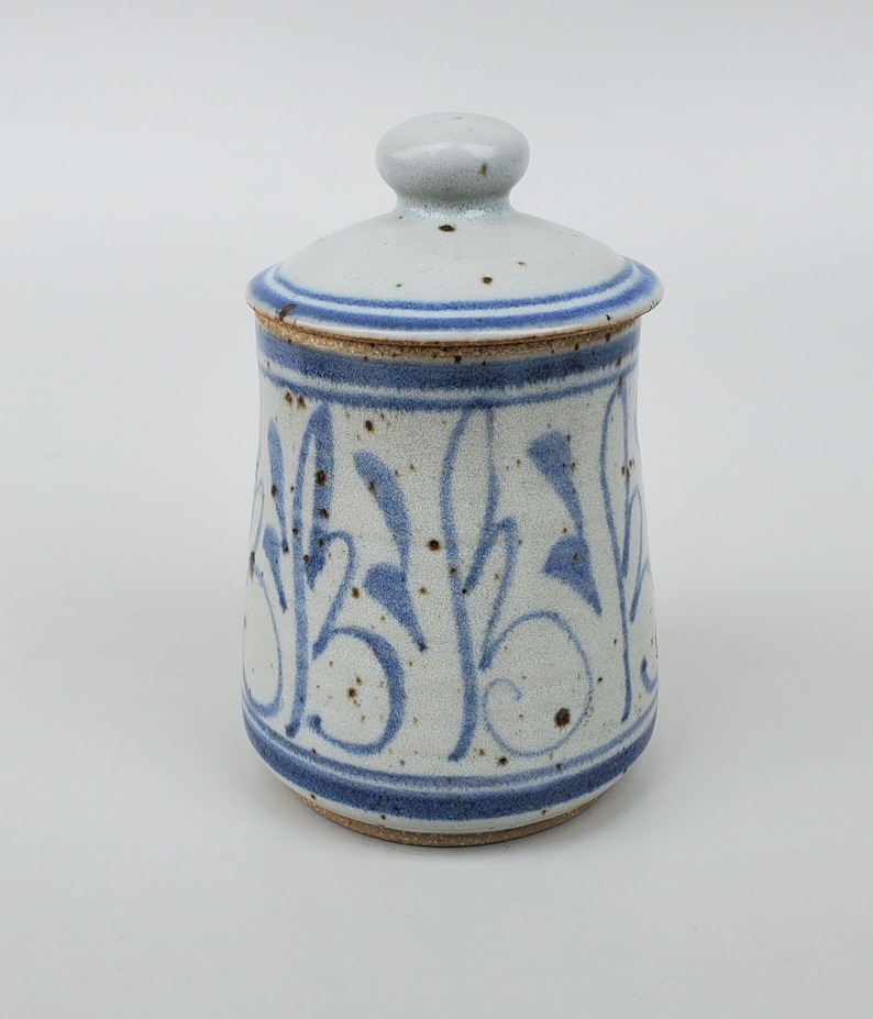 Paul Herman Doyle CA Studio Pottery Hand Decorated Jar With Lid ...