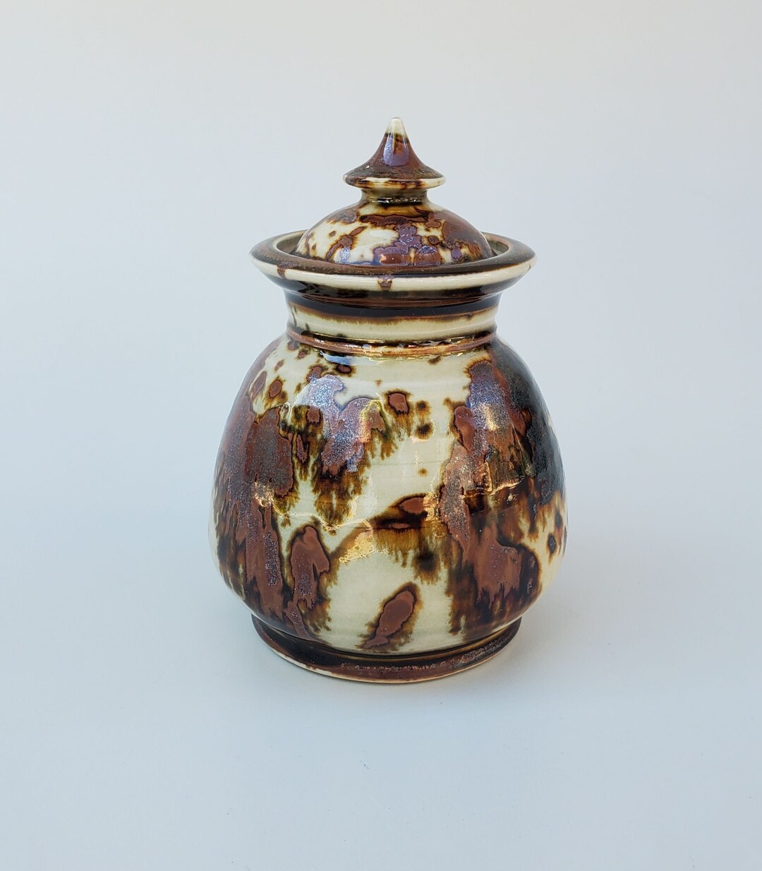 Louis Mideke Decorated Studio Pottery Covered Jar - Signed - Northwest ...