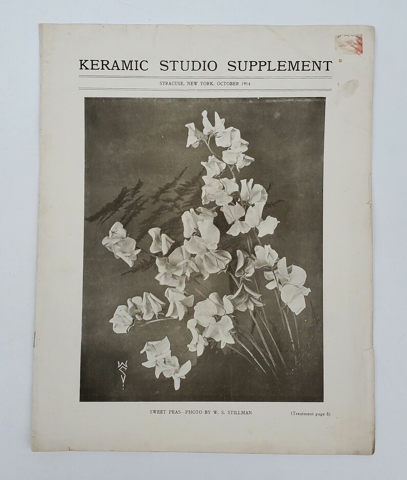 Keramic Studio 1914 1916 Syracuse New York 3 Supplement - Etsy