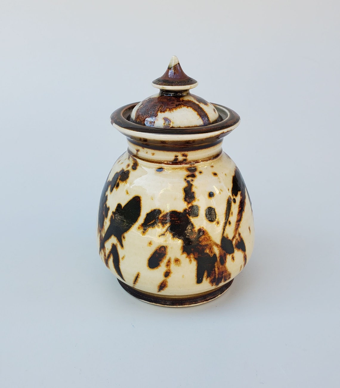 Louis Mideke Decorated Studio Pottery Covered Jar Signed - Etsy