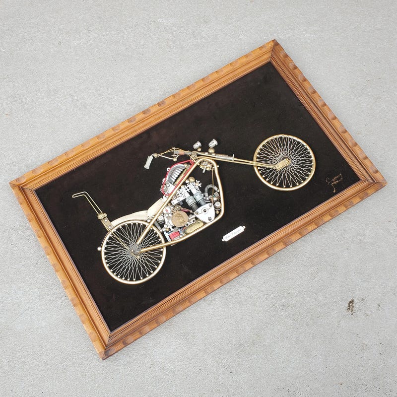 Motorcycle Sculpture - Etsy