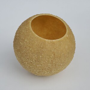 Mid Century Era Chucky Lava Rock Round Lamp Shade Fiberglass Shade With ...