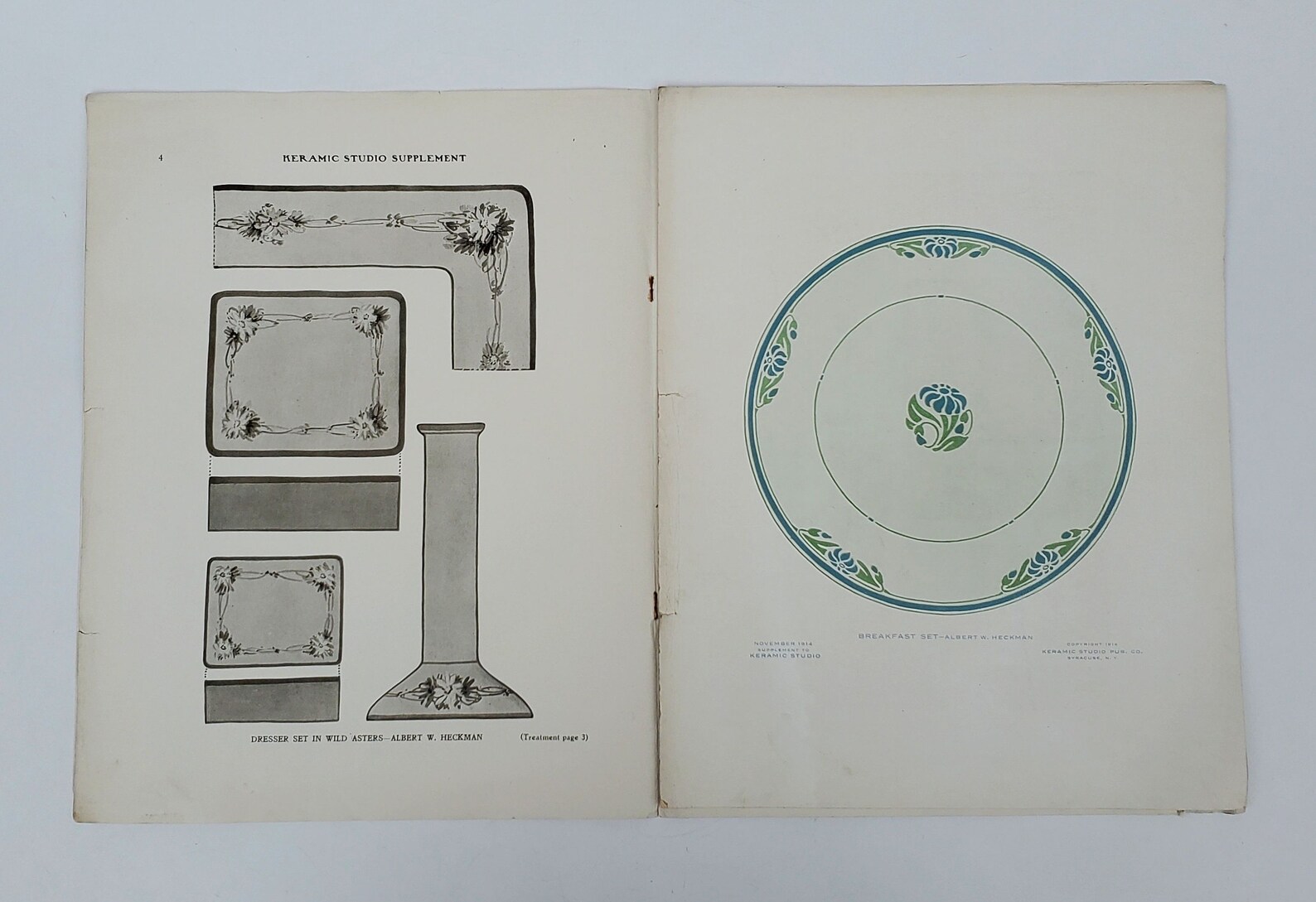 Keramic Studio 1914 1916 Syracuse New York 3 Supplement - Etsy