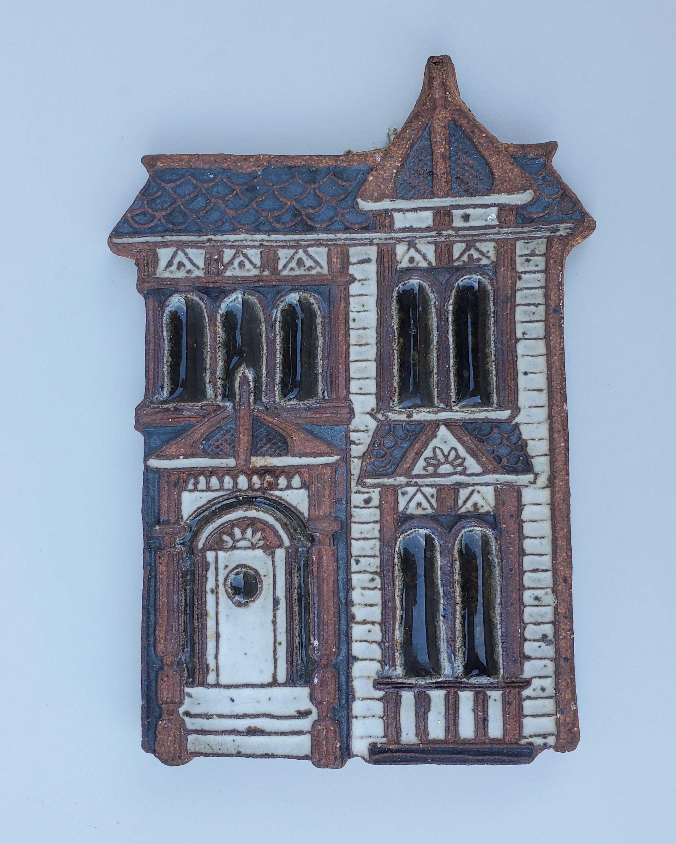 Victoria Littlejohn Oregon Studio Pottery Old Victorian Home Stoneware ...