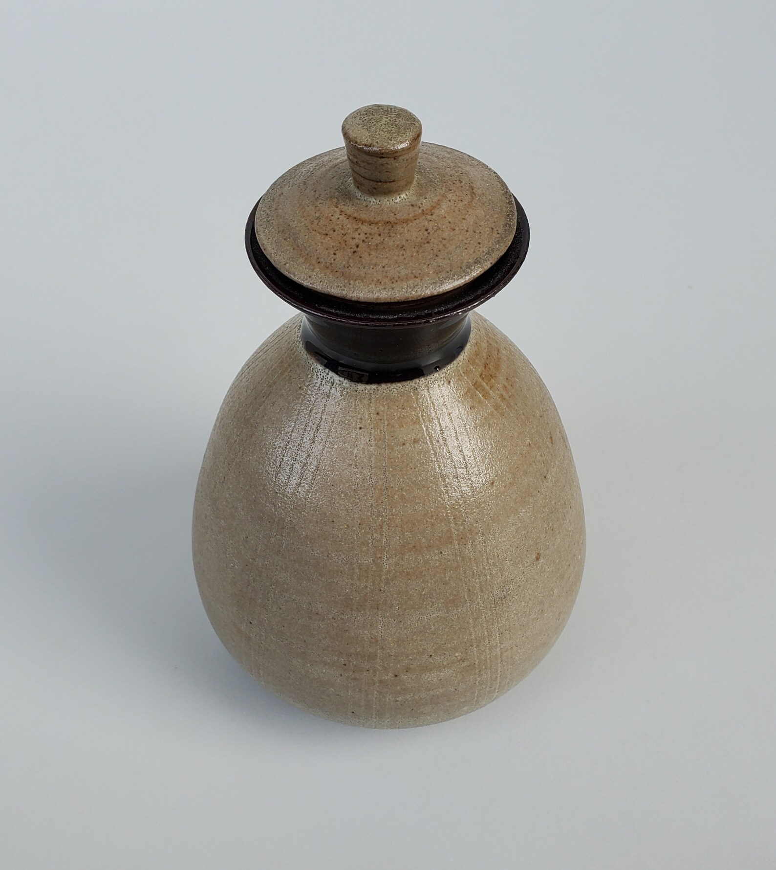 Louis Mideke Northwest Studio Pottery Cruet Bottle Vase With Stopper ...