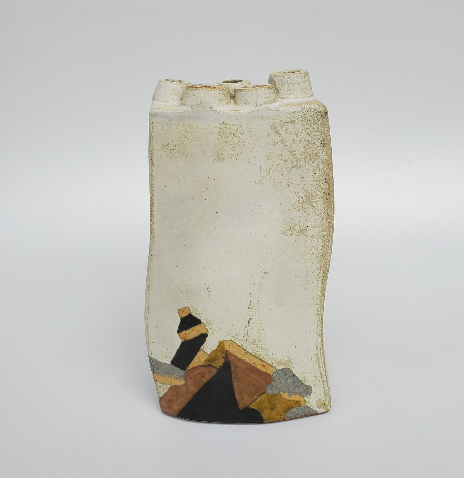 Charles Rothschild Barlo Studio Pottery Large Mid Mod Stoneware Vase ...