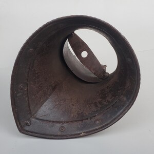 Antique Metal Hand Armor Gauntlet Brass Finish Riveted Base Edge ...