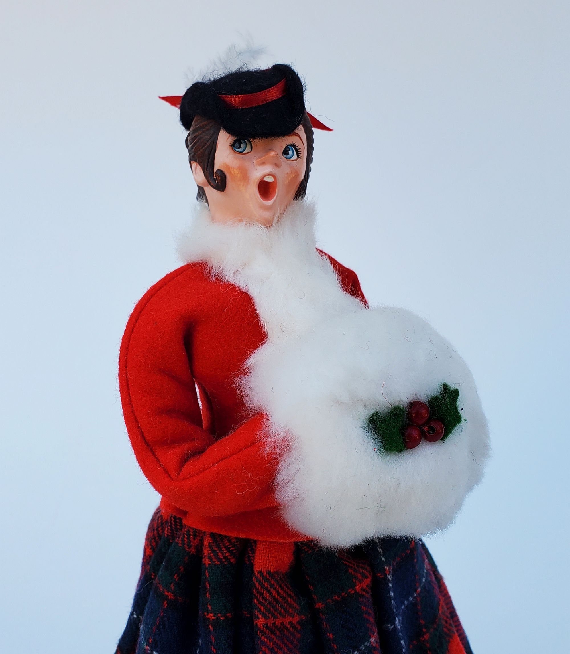 Simpich Christmas Character Doll Lady Singing Christmas | Etsy