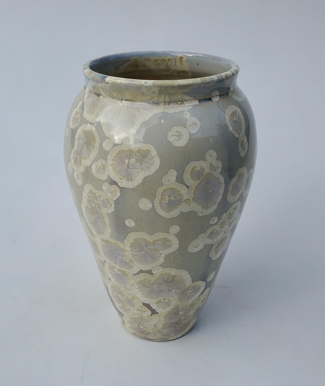 Robbrecht Troost Crystalline Pottery Vase - Large Gold Crystals - Pahoa ...
