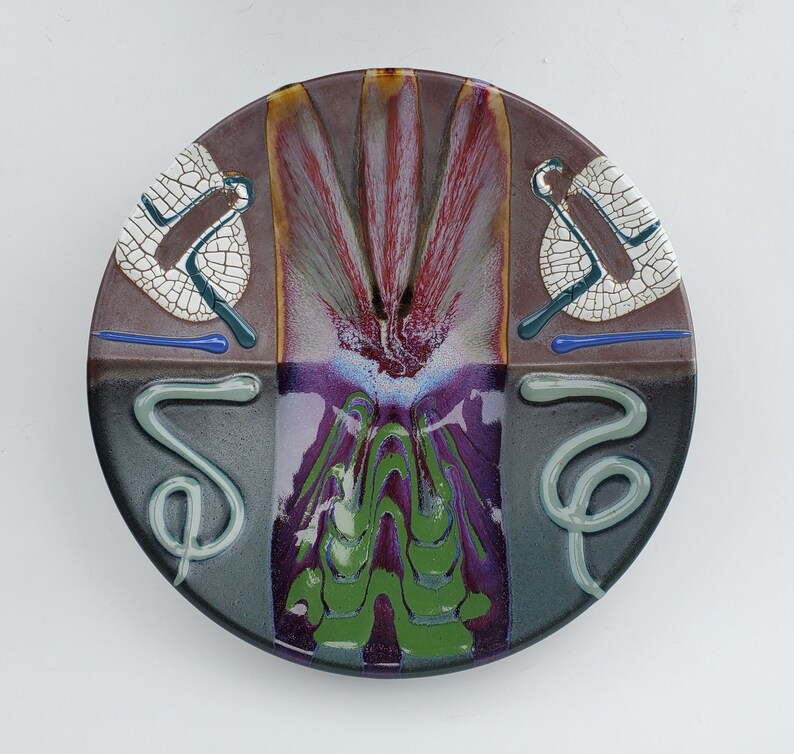 Matthew Patton Decorated Studio Pottery Charger Wall Hanger | Etsy