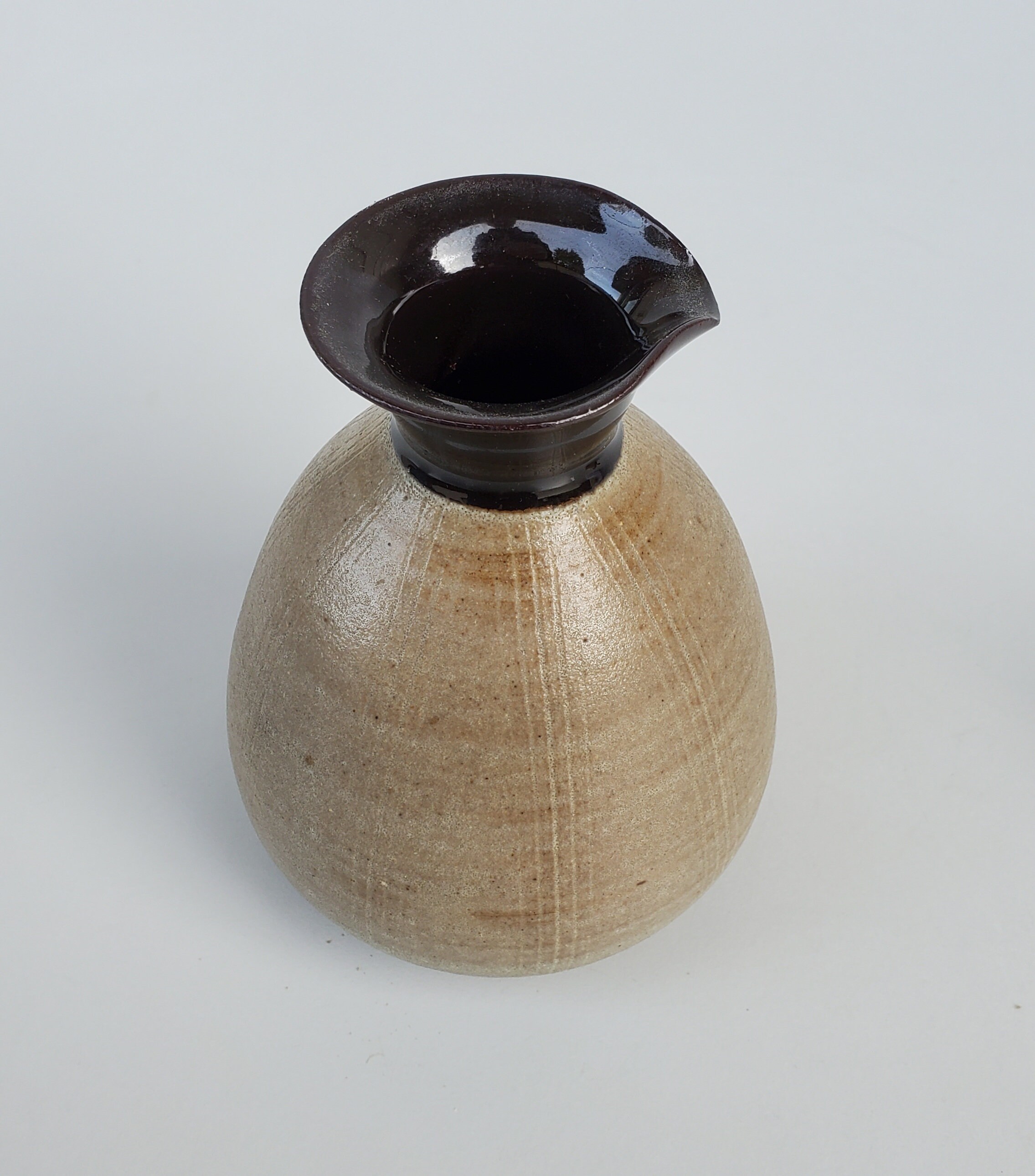 Louis Mideke Northwest Studio Pottery Cruet Bottle Vase With Stopper ...