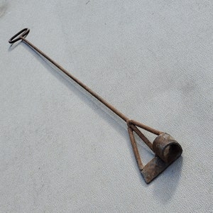 Antique Hand Forged Western Style Cattle Branding Iron - Big Letter P ...