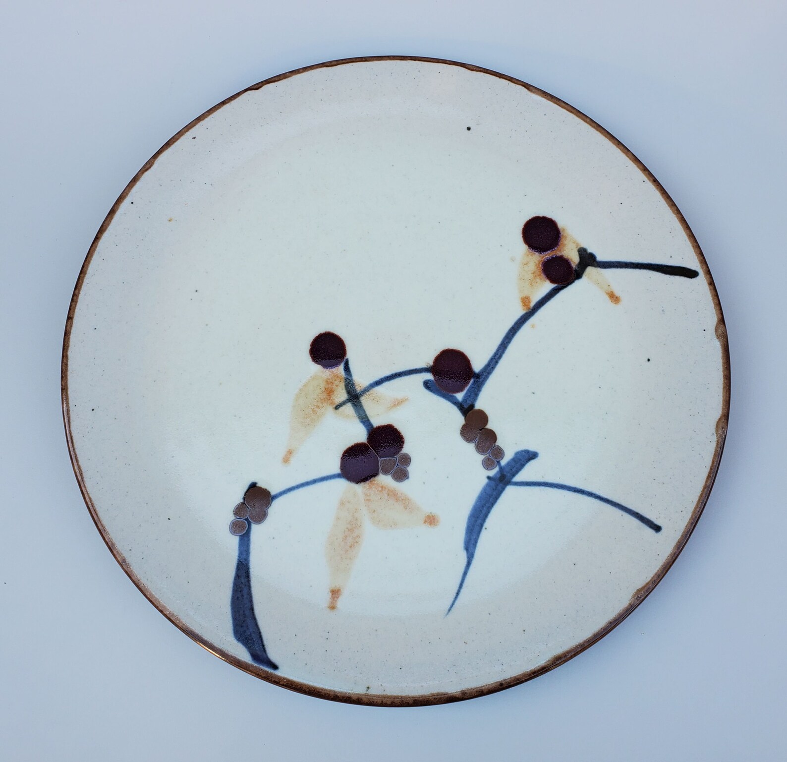 Gerald Newcomb Seattle Studio Pottery Large Decorated Wall Charger ...