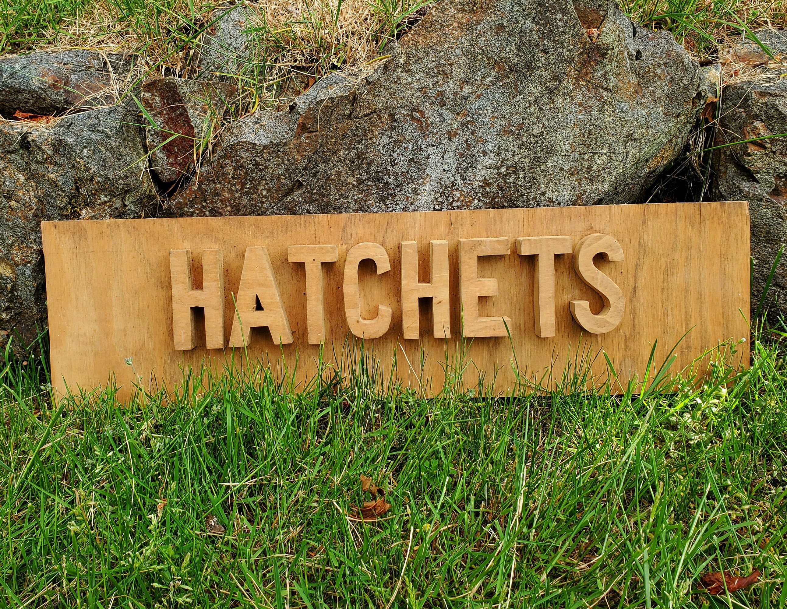 Vintage Hatchets Trade Show Collector Sign Hand Crafted | Etsy