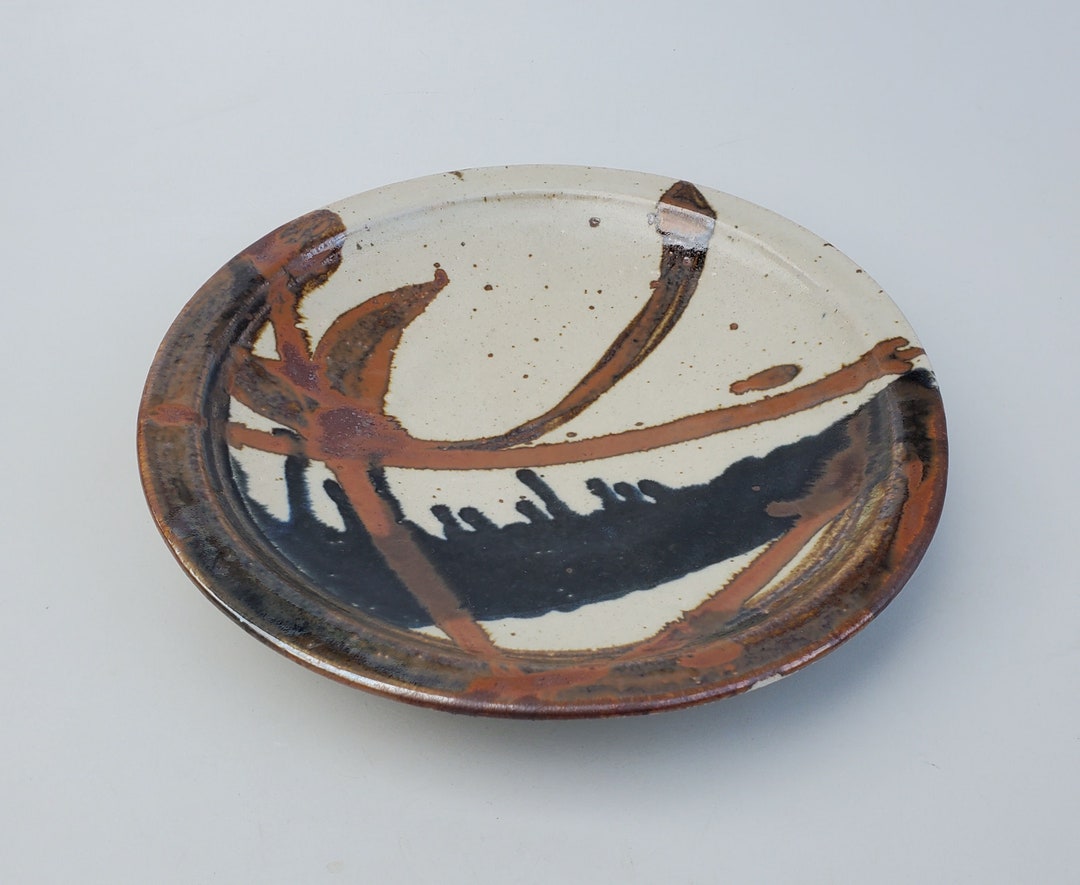 Eric Norstad Decorated Studio Pottery Plate California - Etsy