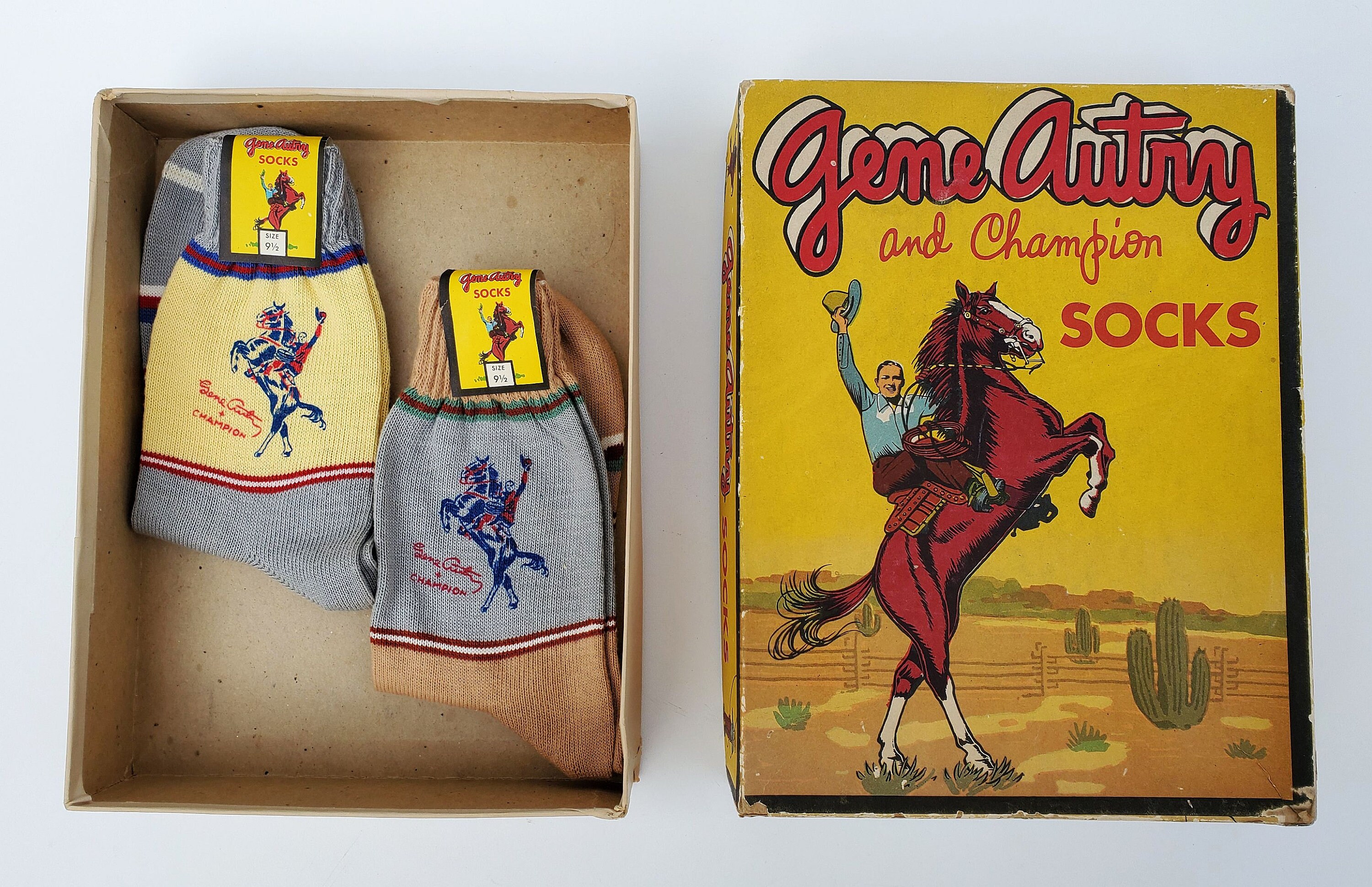 1950's Gene Autry Western Cowboy NOS Socks and Original | Etsy
