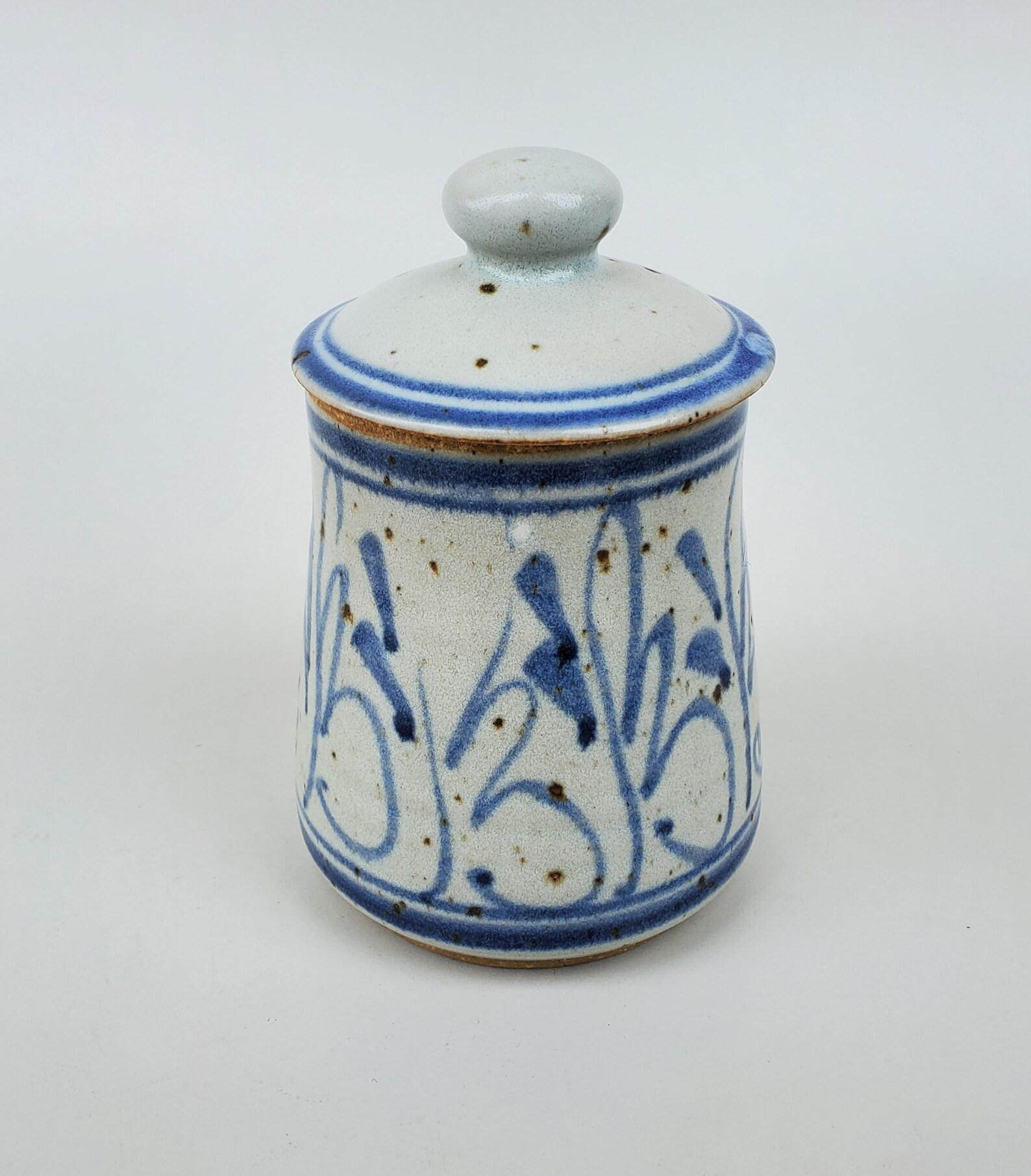 Paul Herman Doyle CA Studio Pottery Hand Decorated Jar With Lid ...