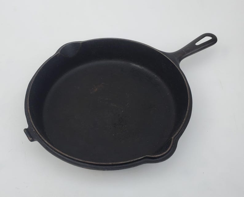 Vintage Griswold No 80 Cast Iron Skillet 1103A Top Handled Frying Pan ...
