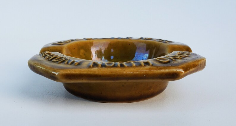 Dickota Art Pottery Novelty Indian Chief Profile Ashtray - Etsy