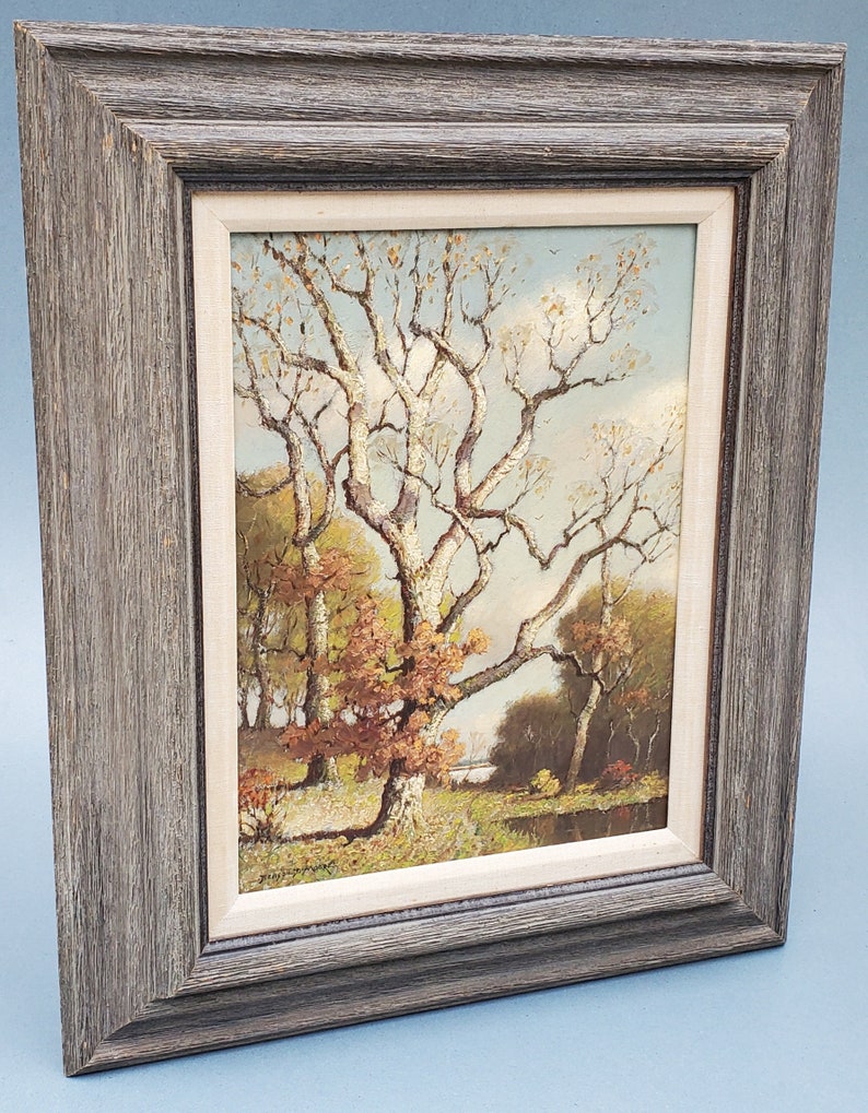 Benson Bond Moore Listed Washington DC Artist - Scenic Landscape Oil ...