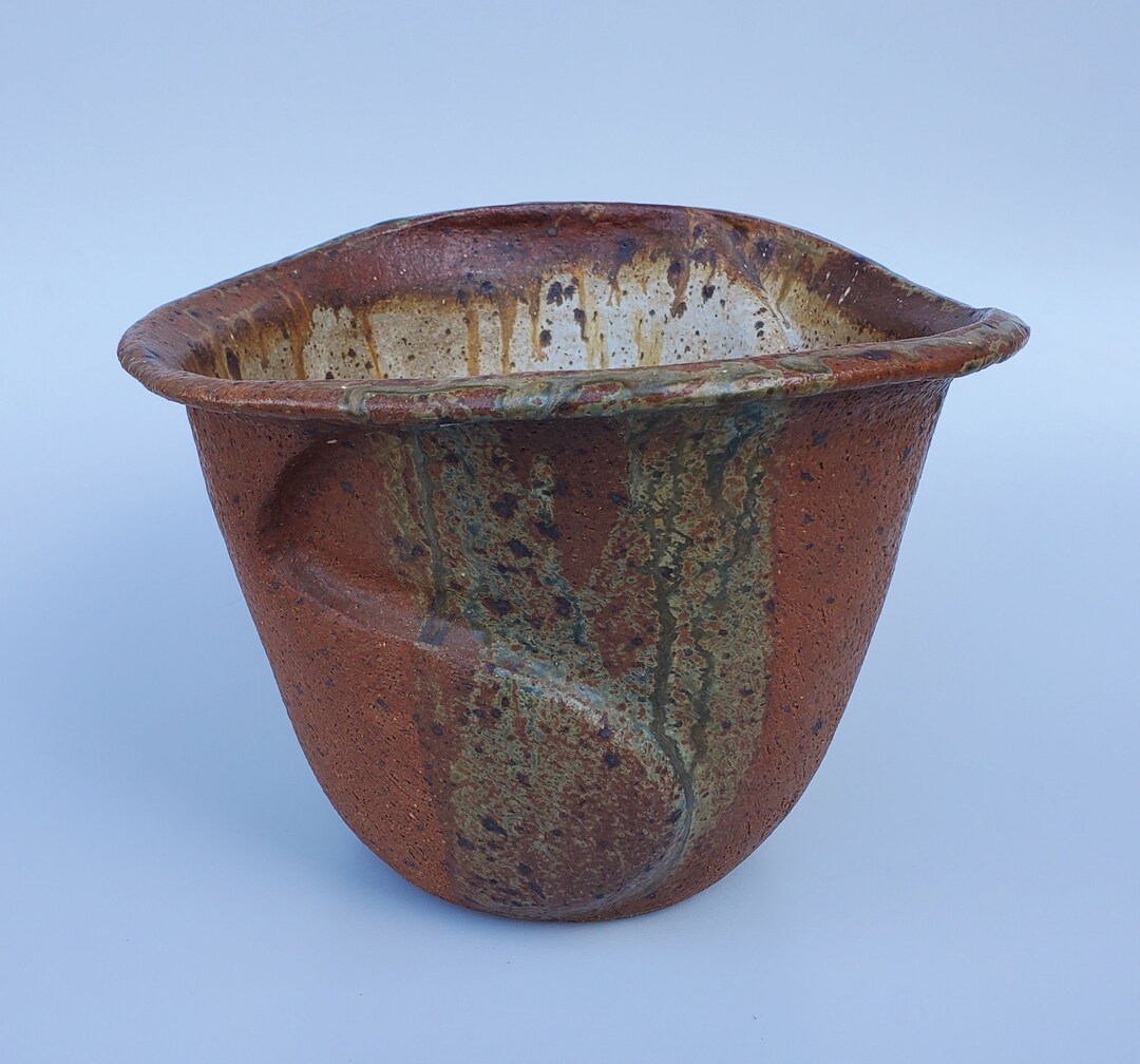 1976 Ken Stevens Northwest Studio Pottery Huge Freeform Pottery Vase ...