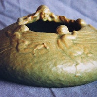 Steven Kaye Carved Southwestern Style Studio Pottery Vase - Beaded ...