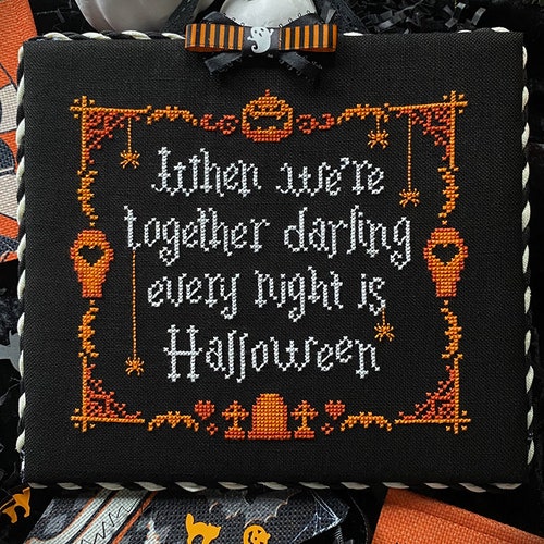 Addams Family Motto Cross Stitch Pattern - Etsy