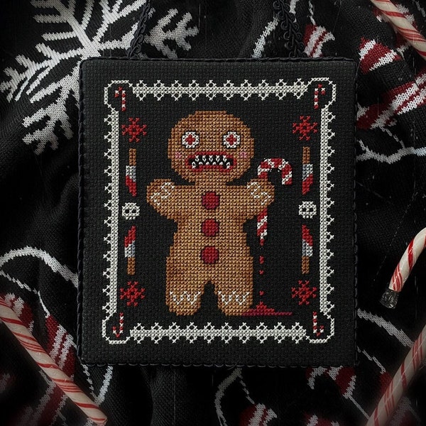 Gingerbread Cross Stitch Pattern - Etsy