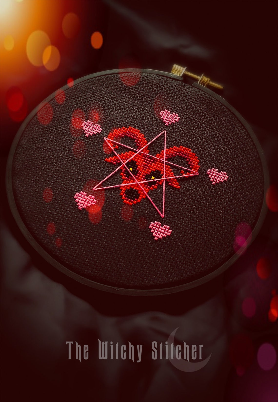 Baphomet Valentine Cross Stitch Pattern Occult Love - Etsy Canada