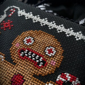 The Gingerdead Man - Gingerbread Man - Cross Stitch Pattern - Modern ...