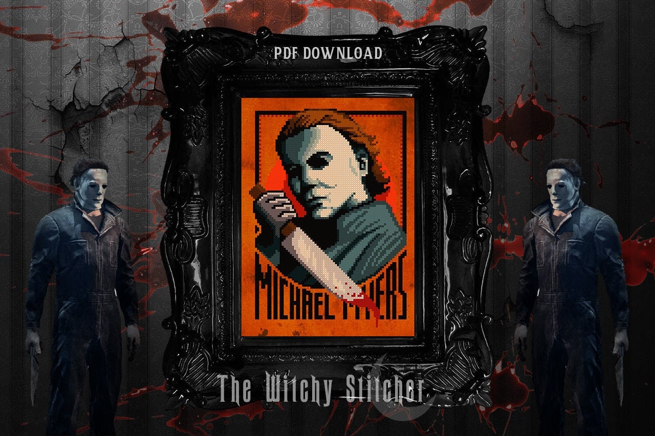 Michael Myers Halloween Horror Cross Stitch Pattern - Etsy Canada