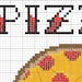Eat Pizza Hail Satan - Occult Cross Stitch Pattern - Funny, Rude ...