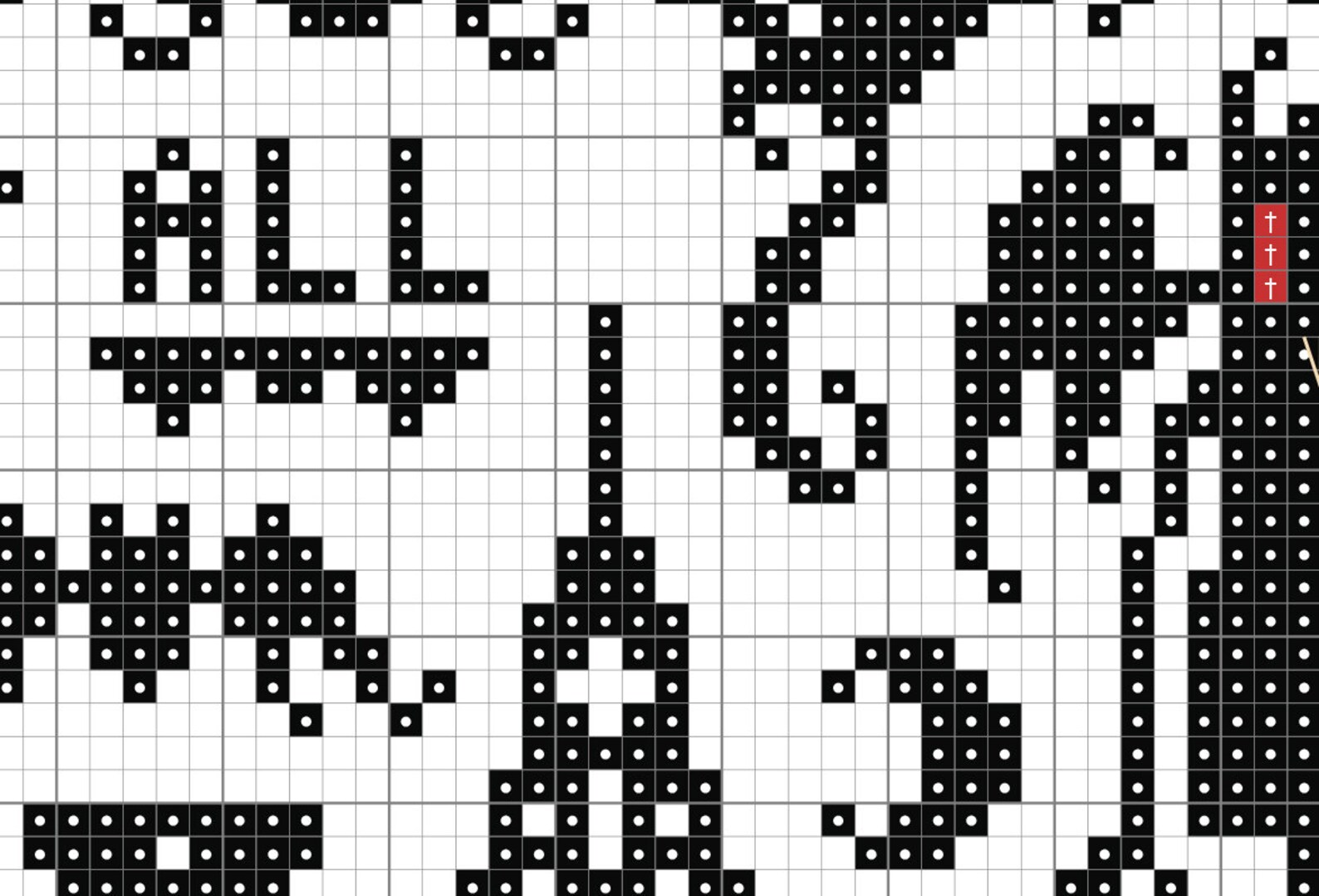 Cone of Doom Sampler & Mini Doom - Cross Stitch Pattern - Mascot ...