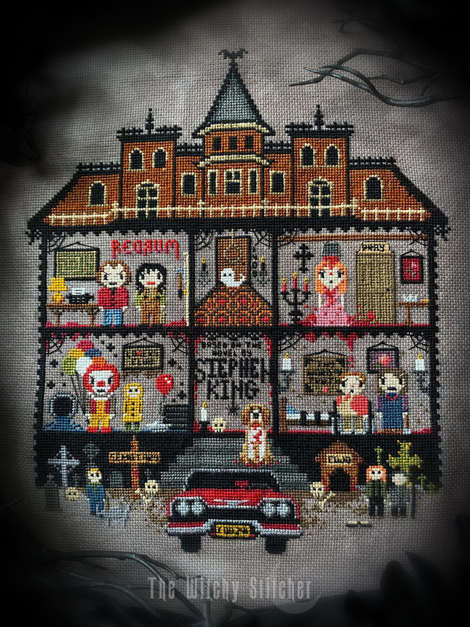 Stephen King House Cross Stitch Pattern Mystery Horror - Etsy Canada